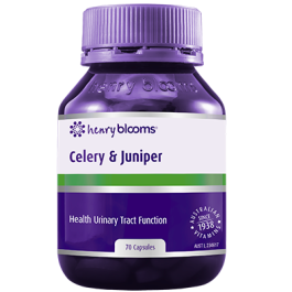 Henry Blooms Celery & Juniper 70 Capsules | Chemistworks Pharmacy
