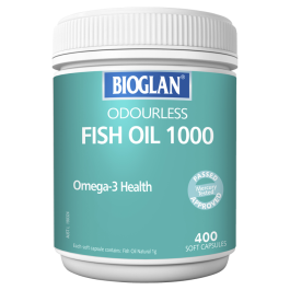 Bioglan Odourless Fish Oil 400 Capsules | Chemistworks Pharmacy