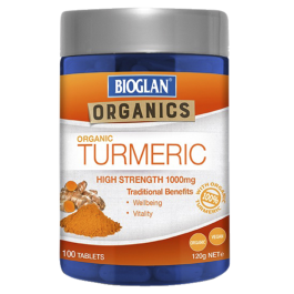 Bioglan Organic Turmeric 100 Tablets | Chemistworks Pharmacy