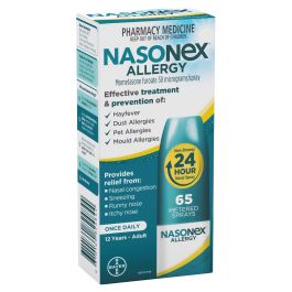Nasonex Allergy Non-drowsy 24 Hour Nasal Spray 65 Sprays | Chemistworks ...