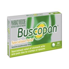 Buscopan Tab 10mg 20 Tablets | Chemistworks Pharmacy