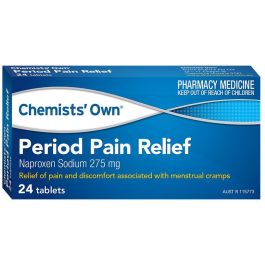 Chemists' Own Period Pain 24 Tablets | Chemistworks Pharmacy