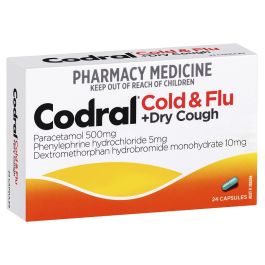 Codral Cold and Flu + Dry Cough Capsules 24 Pack | Chemistworks Pharmacy