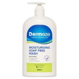 Dermeze Moisturising Soap Free Wash 500ml | Chemistworks Pharmacy