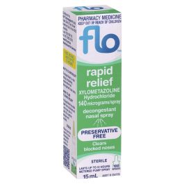 Flo Rapid Relief Decongestant Nasal Spray 15ml | Chemistworks Pharmacy