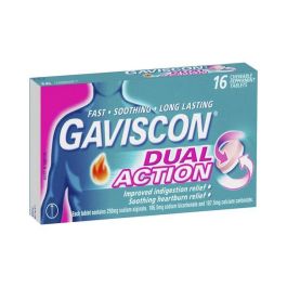 Gaviscon Dual Action Tablet 16 Tablets | Chemistworks Pharmacy