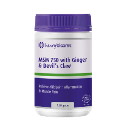 Henry Blooms Msm, Ginger & Devils Claw 120 Capsules | Chemistworks Pharmacy