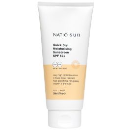Natio Quick Dry Moisturising Sunscreen SPF 50+ 200ml | Chemistworks ...