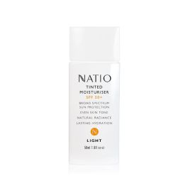 Natio Tinted Moisturiser SPF 50+ Light 50ml | Chemistworks Pharmacy