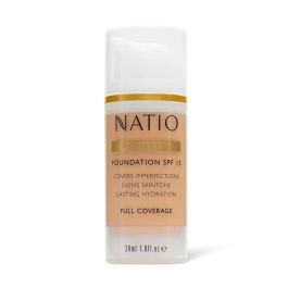 Natio Flawless Foundation SPF 15 Light Medium 30ml | Chemistworks Pharmacy