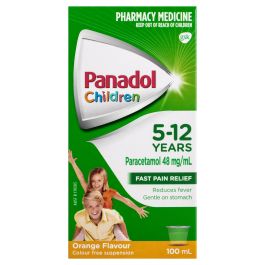 Panadol Child 5-12 100ml Orange | Chemistworks Pharmacy