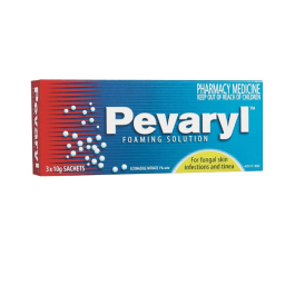 Pevaryl Foaming Solution 3x10g 1% | Chemistworks Pharmacy