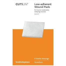 Smith & Nephew Cutilin Non Stick Dressing 5cm X 5cm 5 Pack ...