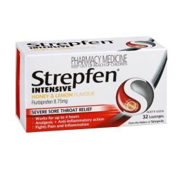 Strepfen Intensive Honey & Lemon 32 Lozenges | Chemistworks Pharmacy