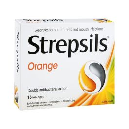 Strepsils Orange | 16 Lozenges | Chemistworks Pharmacy