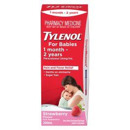 Tylenol Babies 1 Month - 2 Years 200ML | Chemistworks Pharmacy