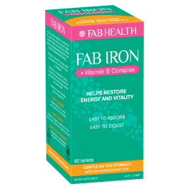 Fab Iron + Vitamin B Complex | 60 Tablets | Chemistworks Pharmacy