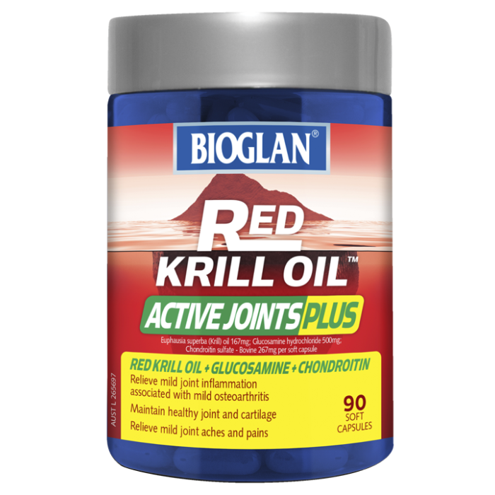 Bioglan Red Krill Active Joints Plus 90 Capsules | Chemistworks Pharmacy