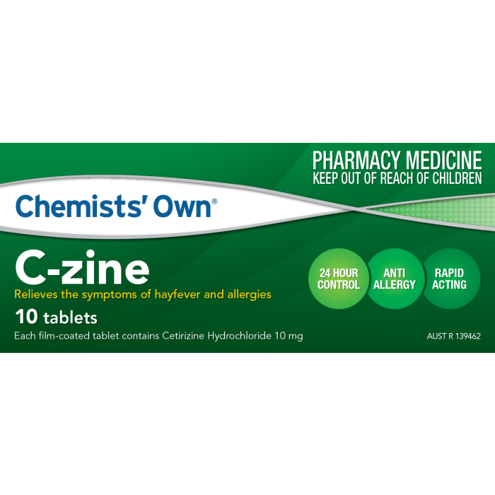 Chemists’ Own C-zine 10mg Tablets 10 Pack | Chemistworks Pharmacy