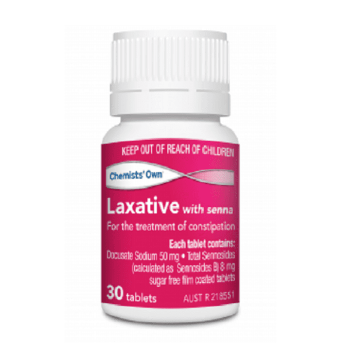 Chemists’ Own Laxative with Senna Tablets 30 Pack | Chemistworks Pharmacy