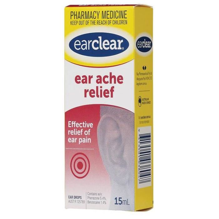 Ear Clear for Ear Ache Relief 15ml | Chemistworks Pharmacy