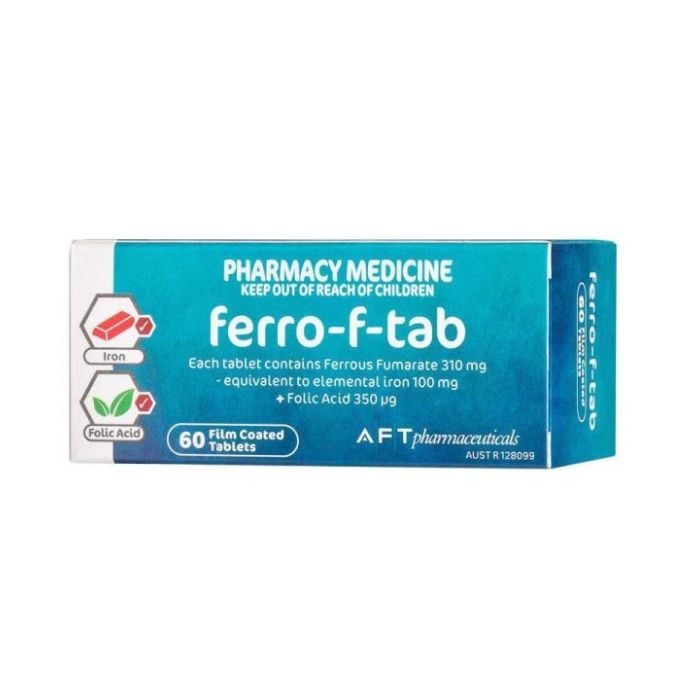Ferro-f Tablets 60 Pack | Chemistworks Pharmacy