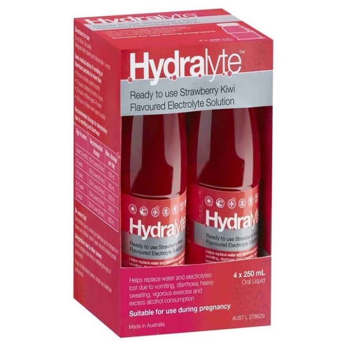Hydralyte Liquid 4x250ml Strawberry Kiwi PICK-UP ONLY | Chemistworks ...