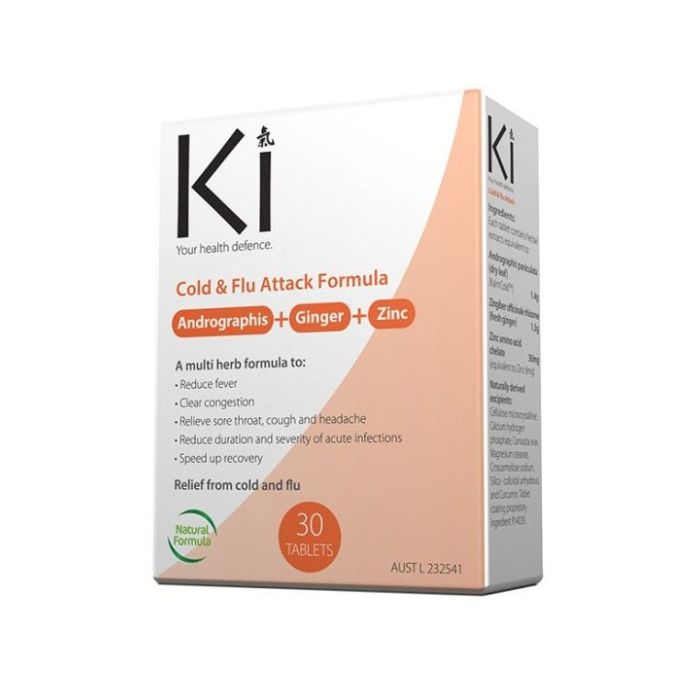 Ki Immune Cold & Flu Attack Formula 30 Tablets | Chemistworks Pharmacy