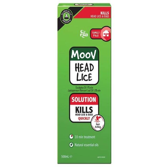 Moov Head Lice Solution 500ml | Chemistworks Pharmacy